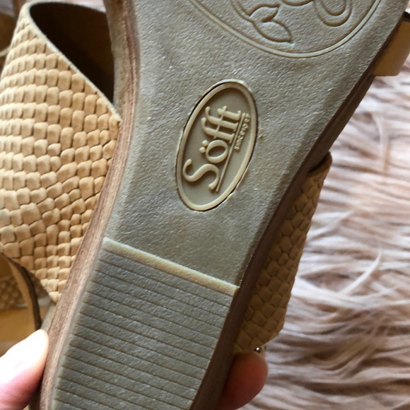 Sofft | Shoes | Sofft Velora Snake Embossed Wedge Sandal Size 65 | Poshmark